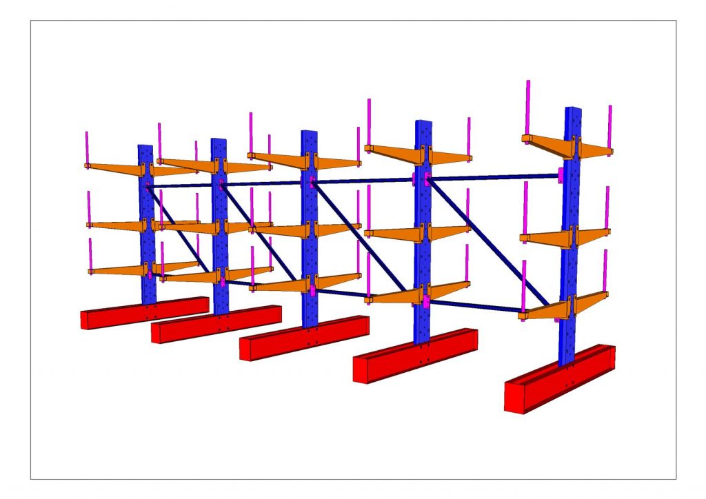 7500 Series Heavy Duty Island Cantilever Racking System - MyInterack ...